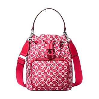 Michael Kors Femme, Sacs, Rose, Taille: ONE Size Khai Small Nylon Bucket Bag