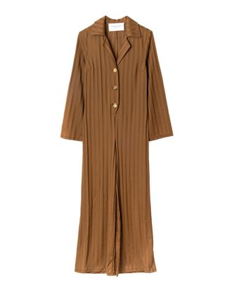 Viktor & Rolf Pinstriped Jumpsuit - Brown
