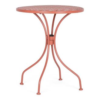 BIZZOTTO Bizzotto - Table de jardin ronde 60 cm en acier rouille - beatrix