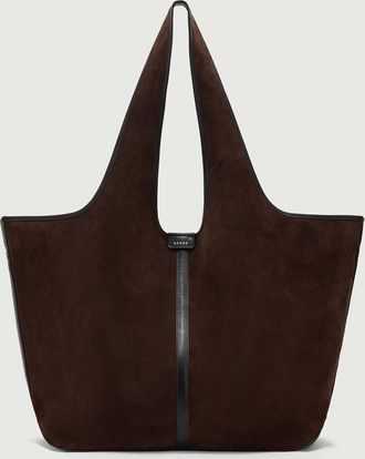 SOEUR CABAS DOUCE MARRON FONC&Eacute; CRO&Ucirc;TE DE CUIR