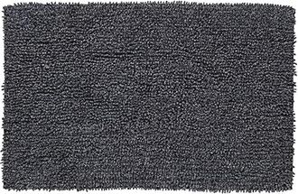 Sealskin Badteppich Rutschfeste saugfähig Misto, 60 x 90 x 2.5 cm, Baumwolle, Schwarz