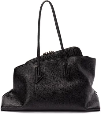 The Attico La Passeggiata Shoulder Bag - Black