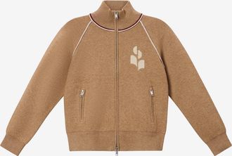 Isabel Marant Cardigan Lanya - Femme - Camel-gris Clair - Taille 34 - Marant Étoile