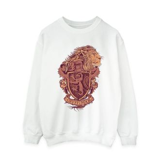 Harry Potter Gryffindor Sweatshirt f&uuml;r Damen (Wei&szlig;)