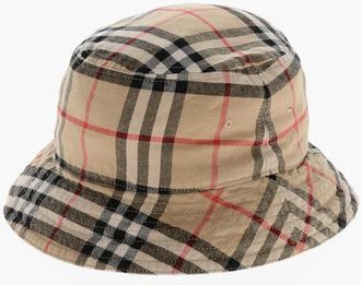 Burberry Iconic Check Cotton Bucket Hat size S