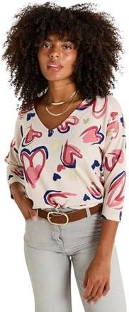 Grain de Malice T-Shirt imprimé coeurs Femme