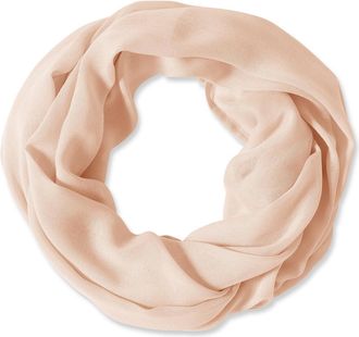 Cecil Damen 5706348 Loop Schal in Unifarbe, Oat Milk beige, Regular