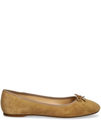 Coach ballerines en daim - Tons neutres