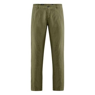 Bomboogie Homme, Pantalons, Vert, Taille: W38 Pantalon de jogging en lin