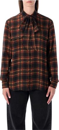 Saint Laurent Damen, Blusen & Hemden, Mehrfarbig, MGr&ouml;&szlig;e