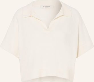 by Aylin Koenig By Aylin Koenig Strick-Poloshirt Erika Aus Merinowolle Mit Cashmere weiss