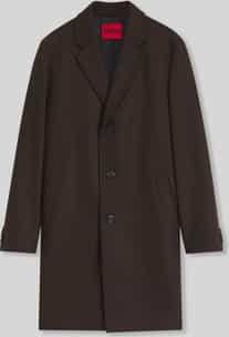 HUGO BOSS Wollmantel mit Label-Schriftzug Modell Malte2641