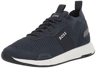 BOSS Baskets de course en maille m&eacute;lang&eacute;e pour homme, 43 EU