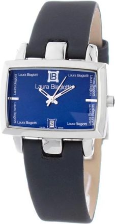 Laura Biagiotti Femme, Accessoires, Noir, Taille: ONE Size Montre habill&eacute;e en cuir avec design &eacute;l&eacute;gant