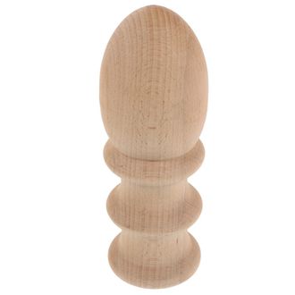 Valiclud Unbehandelte Holzspitzen M&ouml;belpfostenaufs&auml;tze 20 X 7,5cm aus Massivholz f&uuml;r Treppen Bettpfosten und Gardinenstangen Rustikale Selbstgemacht Holz Ziere