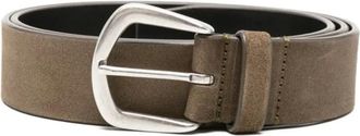 Officine Creative Homme, Accessoires, Brun, Taille: 105 CM OC Strip 083 Suede Belt