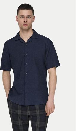 Only & Sons Hemd Caiden 22025116 Dunkelblau Slim Fit