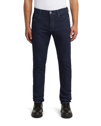 G-Star Mens 3301 Slim Jeans, Blau (Rinsed 51001-E205-082), 35 W/32 L