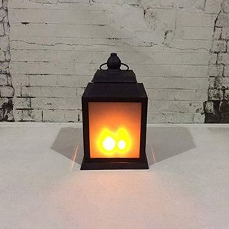 Desconocido B and B Laterne aus Glas, Mehrfarbig, 16 x 26 cm