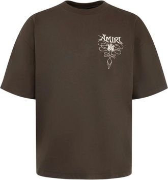 Amiri Homme, Tops, Brun, Taille: S T-shirt Amiri