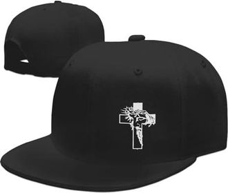 Generic Croix De La Foi, Christianisme, J&eacute;sus Femme Homme Chapeaux Pare-Soleil Snapback Casquette De Baseball S&eacute;chage Rapide Snapback Chapeau pour Camping Gol