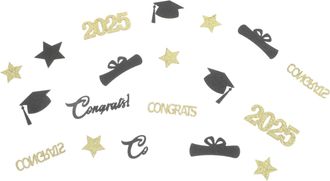 SOLUSTRE Abschlusskappen-konfetti Für Tischdekoration Farbenfrohe Tischdekoration Für Highschool Und College-Abschlussfeiern Einfache Handhabung Und Reinigung 