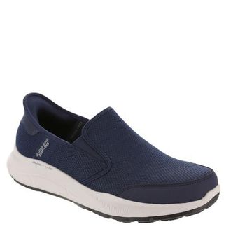 Skechers Equalizer 5.0 Drayze Baskets à enfiler mains libres pour homme, bleu marine, 6.5 X-Wide