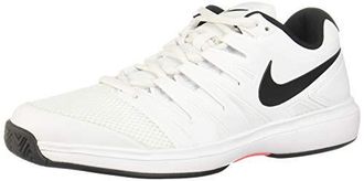 Nike Homme Air Zoom Prestige HC Chaussure de Piste dathlétisme, White/Black/Bright Crimson, 36.5 EU