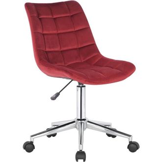 Clp Chaise de bureau avec session avec un tissu doux couvrant diff&eacute;rentes couleurs colore : Rouge