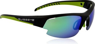Swisseye Gardosa Re+ Sportbrille (100% UVA-, UVB- und UVC-Schutz, verstellbarer Nasenbereich & gummierte B&uuml;gelenden, splitterfreies Material TR90, inkl. Etui &