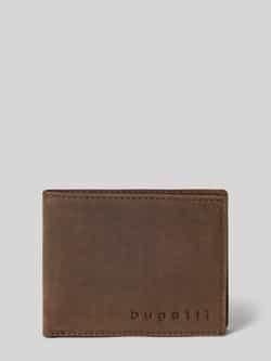 Bugatti Portemonnaie mit Label-Detail Modell Luca