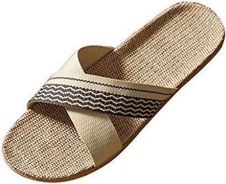 Generic Pantoufles dété pour homme 43 - Sandales de plage décontractées avec bout ouvert - Claquette Chaussons souples antidérapants - Pour lintérieur et lext