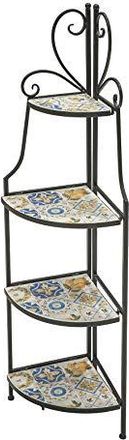 Galileo Casa Tuscany Ecke, Weiß, Maße: 41 x 28 x 131 cm