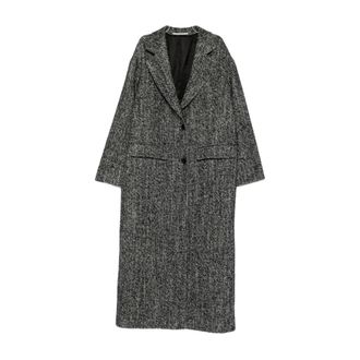 Tagliatore Carine Einreiher-Mantel - - Coats - Damen - Schwarzk - 2XS