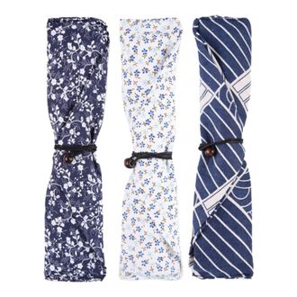 Pretyzoom Japanische Bestecktasche Tragbarer Stoffbeutel 26X6X1 Cm F&uuml;r Essst&auml;bchen Gabel L&ouml;ffel Aufbewahrung Outdoor Reise Picknick