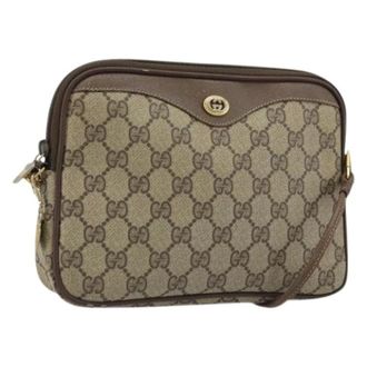 Gucci Sac bandouli&egrave;re GG Canvas Vintage Pre-owned - Femme - Pre-owned - Beige - Taille: ONE Size