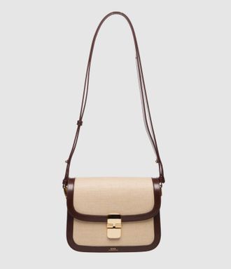 A.P.C. Sac Grace Small Naturel Marron
