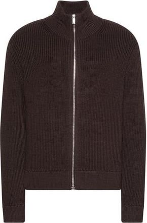 Calvin Klein gemischte Wollkragenweste - braun