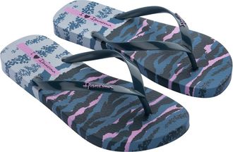 Ipanema Damen Animal Print Vi Fem Flipflop, Blue Blue Lilac, 41/42 EU