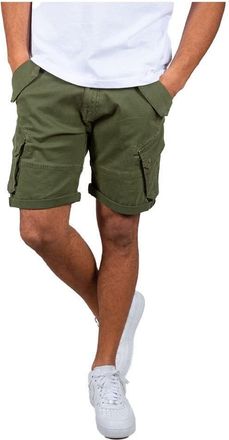 Alpha Industries Alpha Industries Herren Combat Für Shorts, Dark Olive, 33 EU
