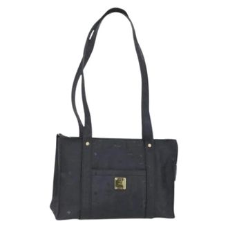 MCM Pre-owned Plastik Schultertasche - - Pre-owned - Damen - Schwarzk - ONE SIZE