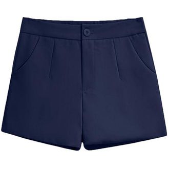 Generic Shorts pour femmes, d&eacute;contract&eacute;s et &eacute;l&eacute;gants, pour l&eacute;t&eacute;, style mince 2025, tendance, pour le travail, le bureau, avec taille &eacute;lastique haute, large ja