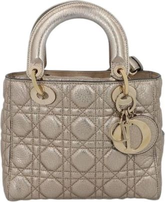 Dior Sac Lady Dior Pre-owned - Femme - Pre-owned - Jaune - Taille: ONE Size