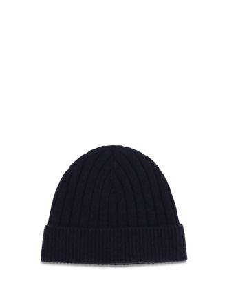 Kiton Mens Wool Beanie Hat Blu-Grigio Chiaro Ovis Aries E Hairbands Blu/grigio