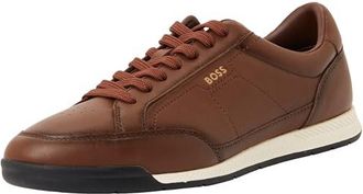 BOSS Homme Nitan_Lowp_bu Baskets &agrave; Profil Bas, Marron Moyen, 44 EU