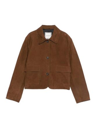 Tagliatore Blouson En Cuir - Marron