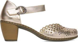 Rieker Halbschuhe Rieker CEO-40902-90 Goldfarben