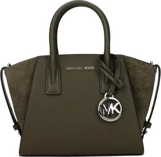 Michael Kors Femme, Sacs, Vert, Taille: ONE Size Sac &agrave; main en cuir avec design &eacute;l&eacute;gant