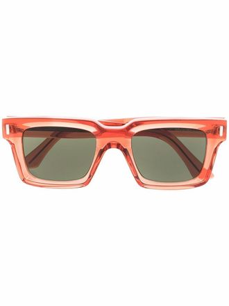 Cutler and Gross lunettes de soleil &agrave; monture carr&eacute;e - Orange