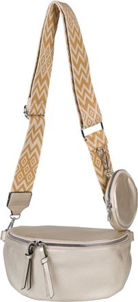 styleBREAKER Umh&auml;ngetasche 2-Teiliges Set Halbmond Crossbody Bag